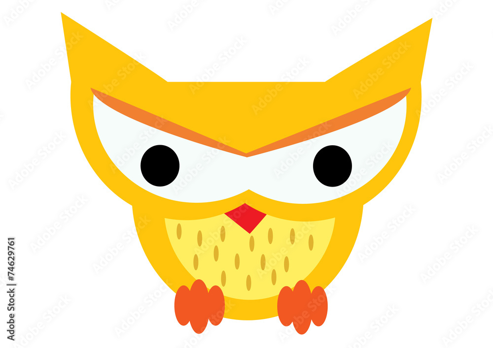 sowa vector de Stock | Adobe Stock