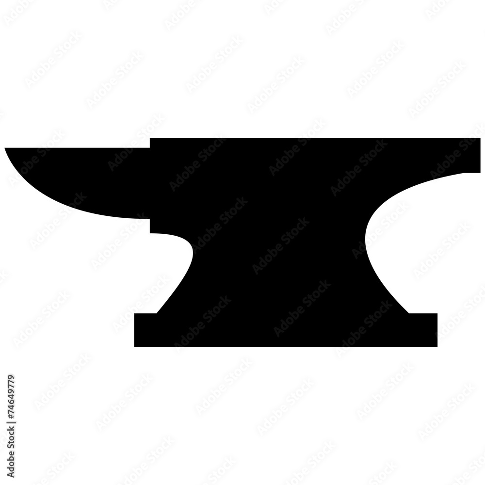 Anvil Icon Stock Vector | Adobe Stock