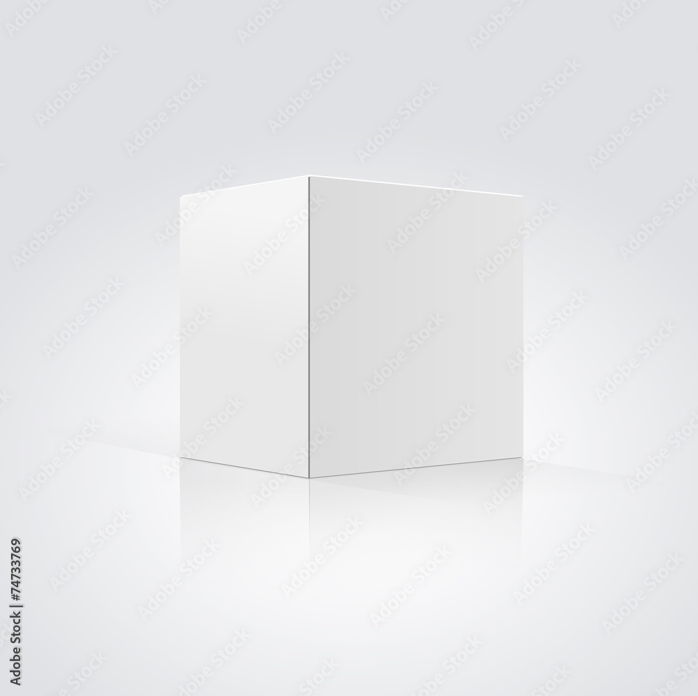 Vector Blank Box Stock Vector | Adobe Stock