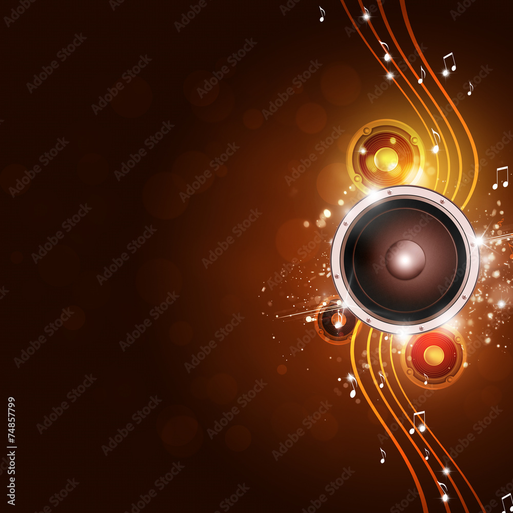 Music Background Stock Illustration | Adobe Stock