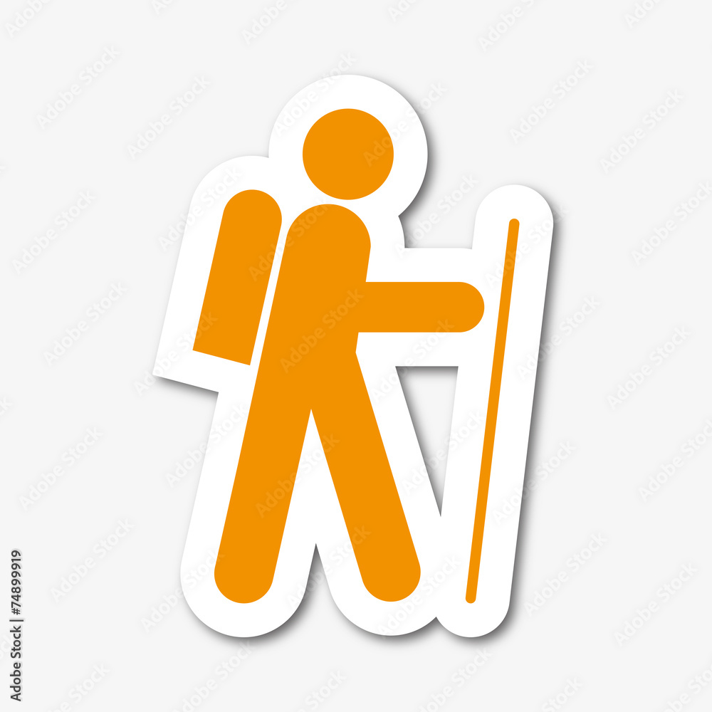 Logo randonnée. Stock Vector | Adobe Stock