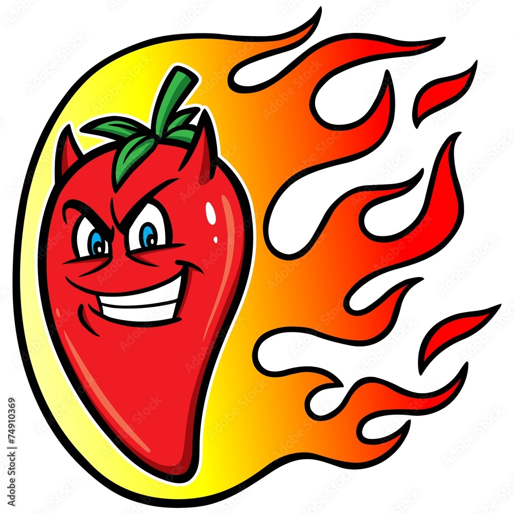 Hot Pepper Stock Vector | Adobe Stock