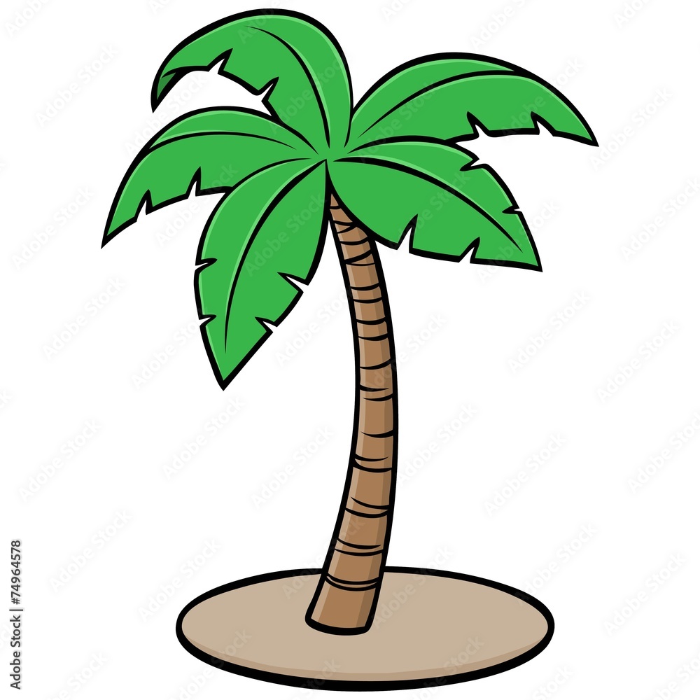 Palm Icon Stock Vector | Adobe Stock