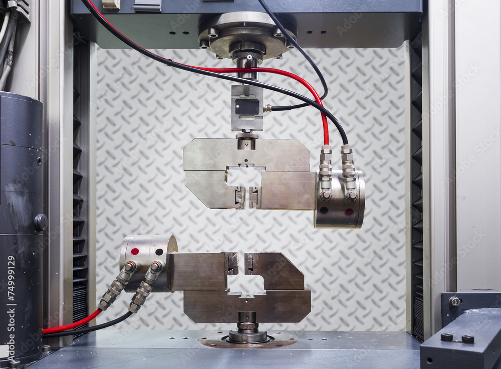 engineering testing machine, tensile strength test Stock Photo | Adobe ...