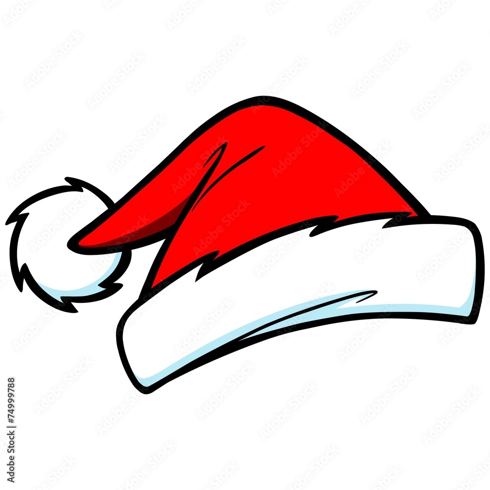 Santa Hat Stock Vector | Adobe Stock