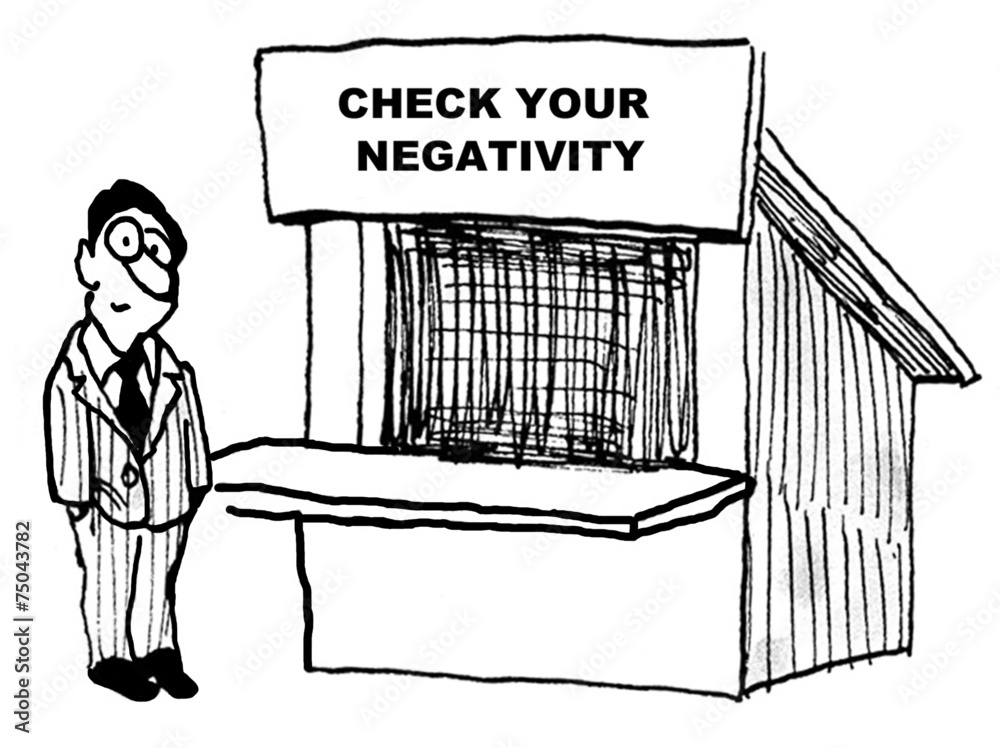 Check Your Negativity Stock Illustration | Adobe Stock