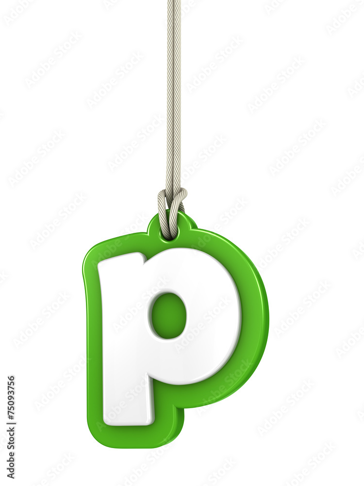 Lowercase Letter P