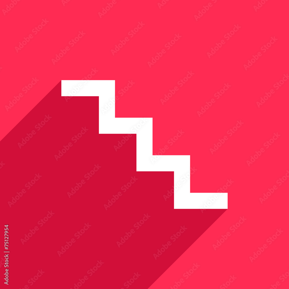 Stair icon Stock Vector | Adobe Stock