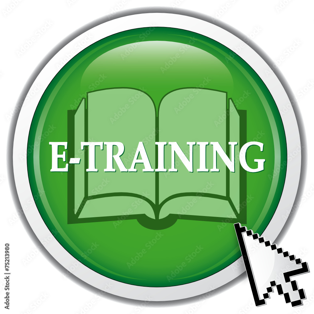 Vecteur Stock E-TRAINING ICON | Adobe Stock