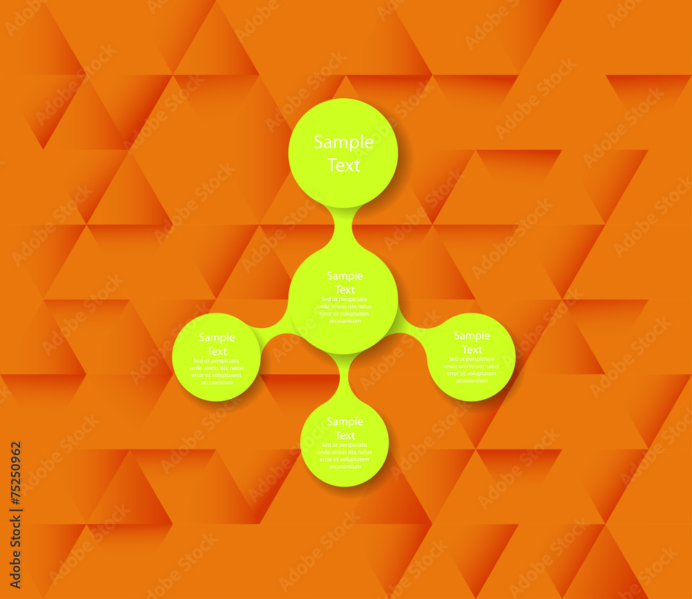 vector colorful metaball round diagram infographics Stock Vector ...