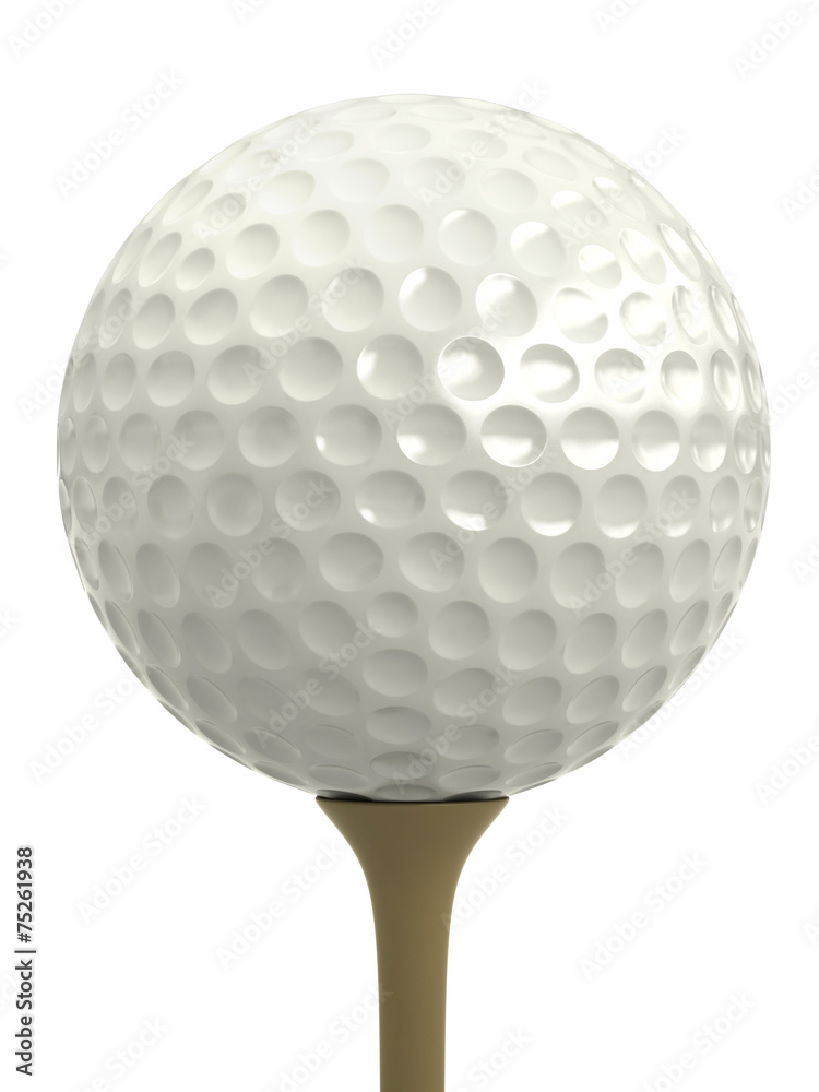 Golf ball Stock Illustration | Adobe Stock