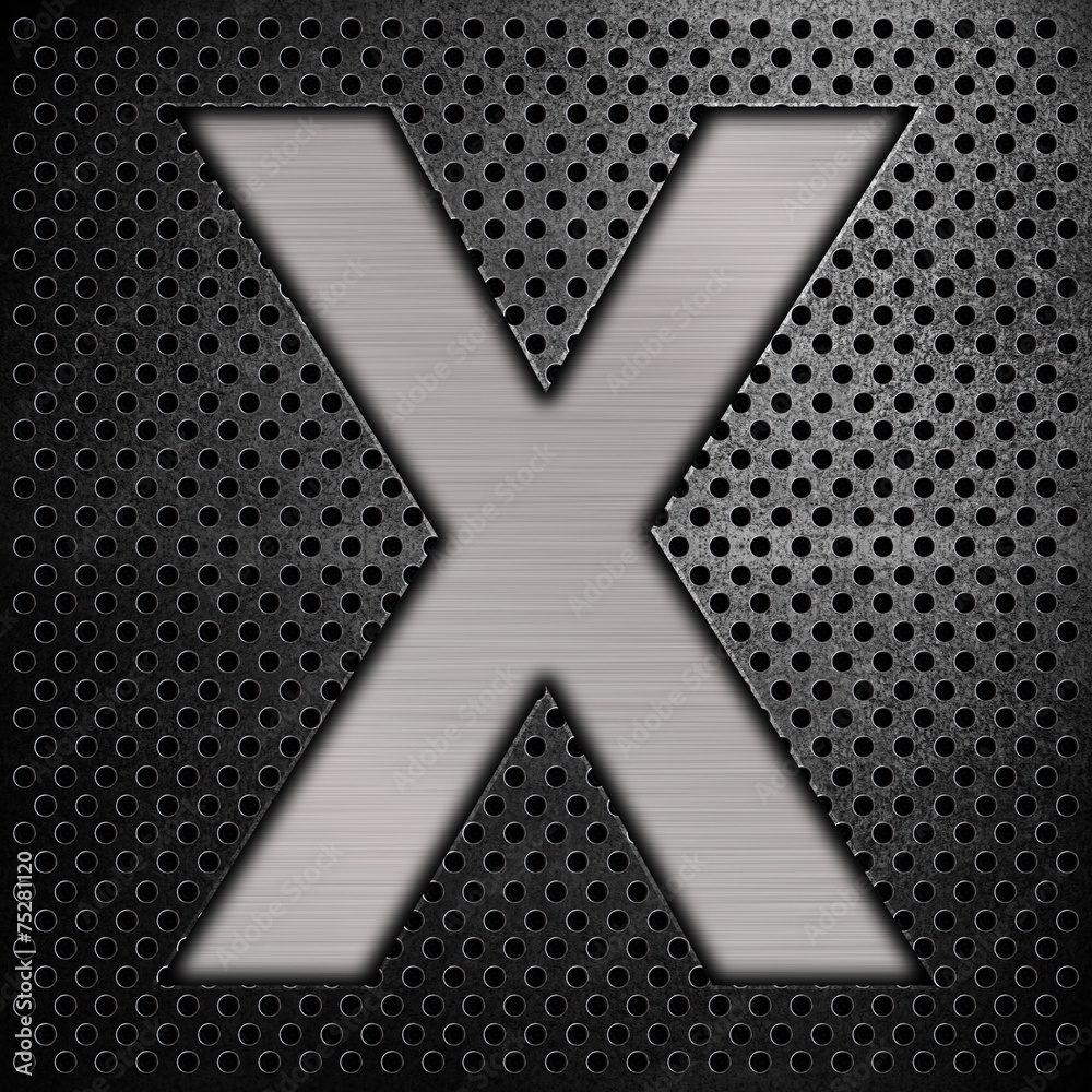 Alphabet symbol letter X Stock Photo | Adobe Stock