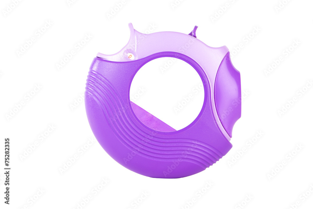 Purple Asthma inhaler Stock Photo | Adobe Stock