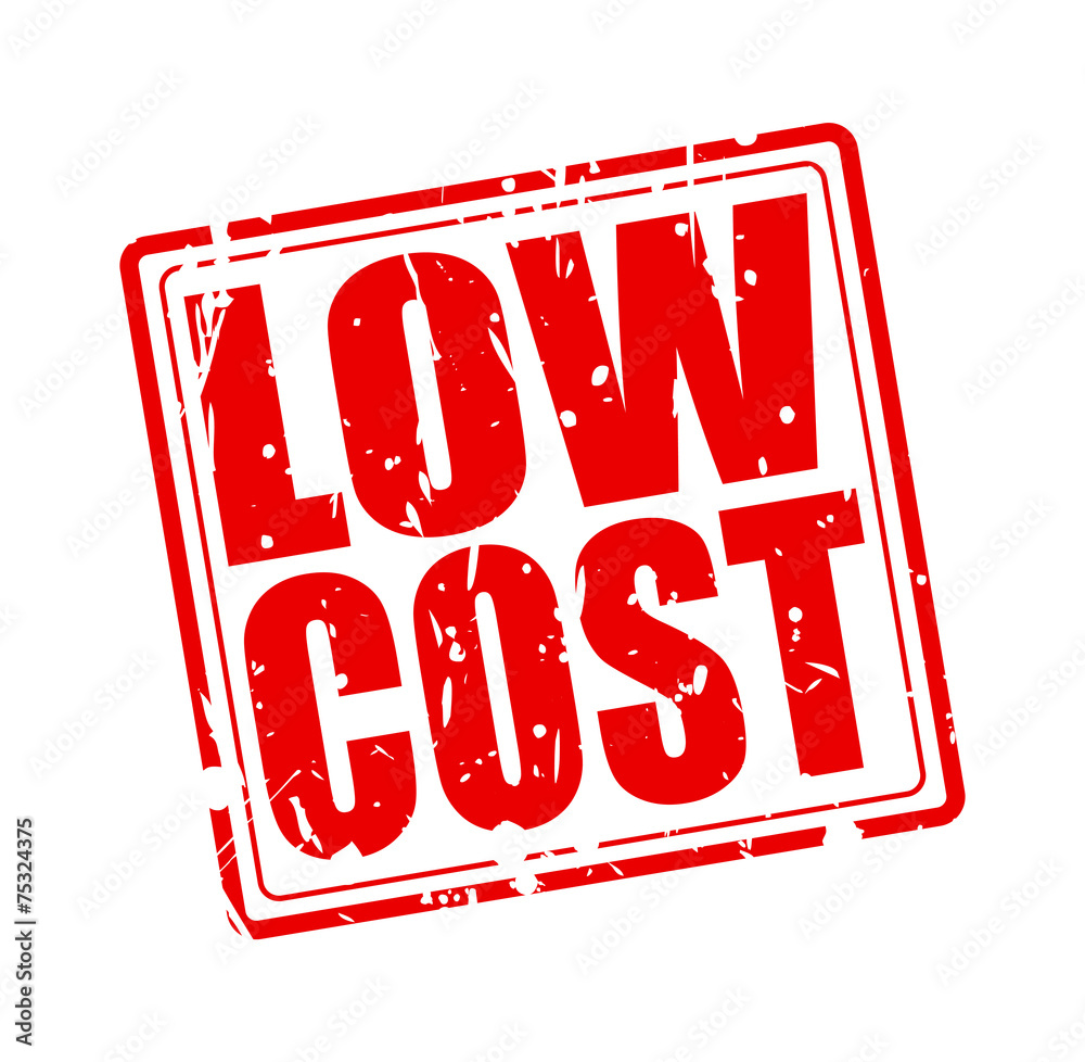 Low cost red stamp text Stock Vector | Adobe Stock