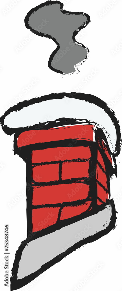 cartoon chimney Stock Illustration | Adobe Stock