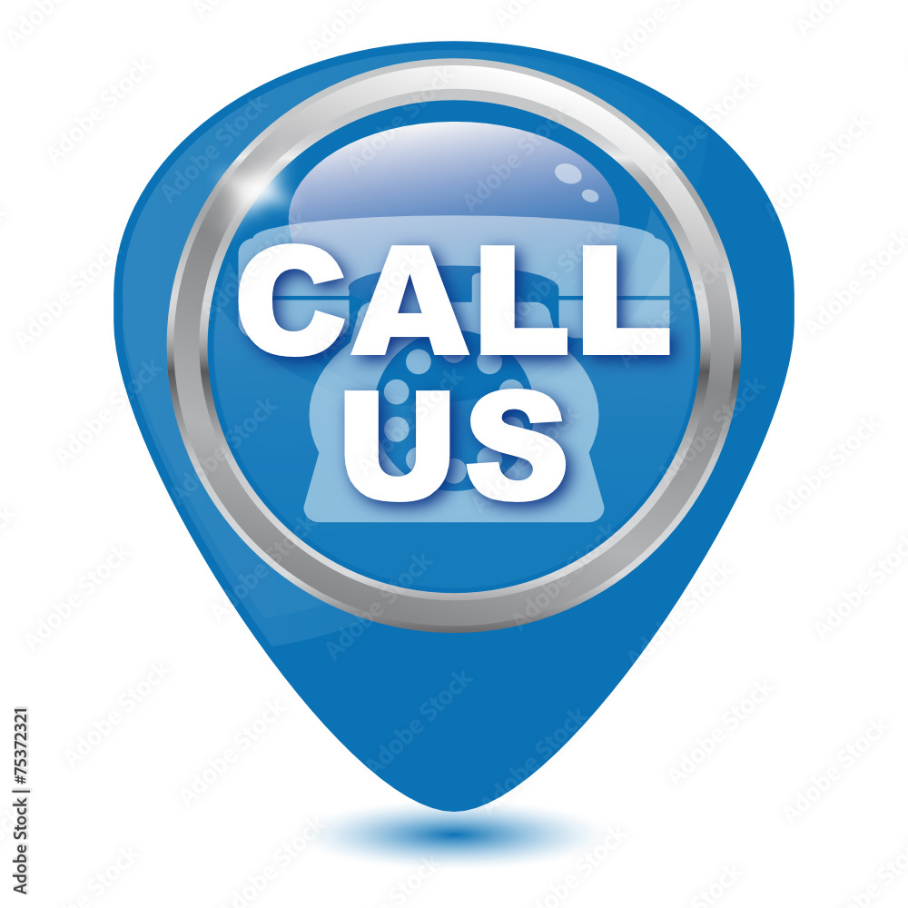 CALL US ICON Stock Vector | Adobe Stock