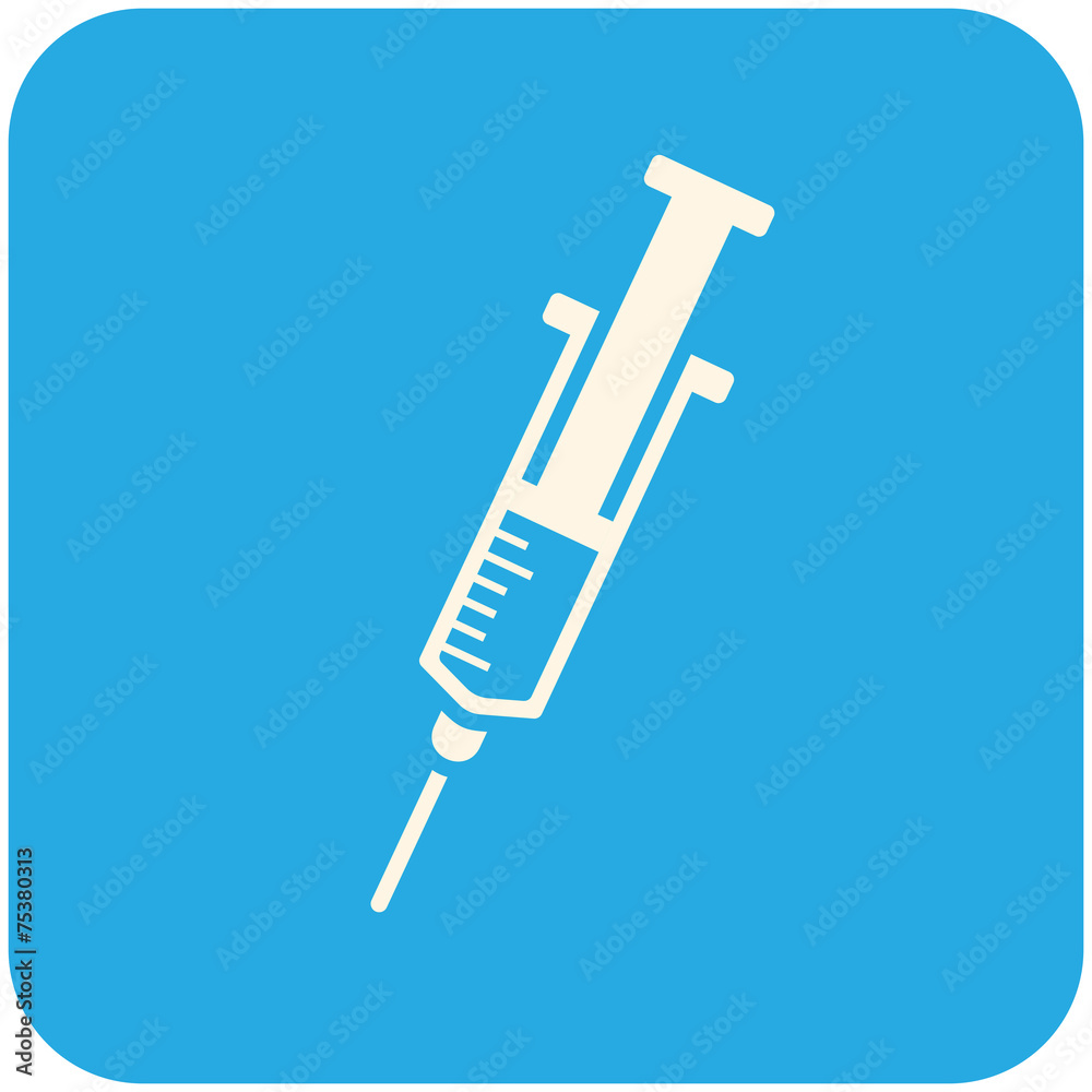 Medical syringe icon Stock Vector | Adobe Stock