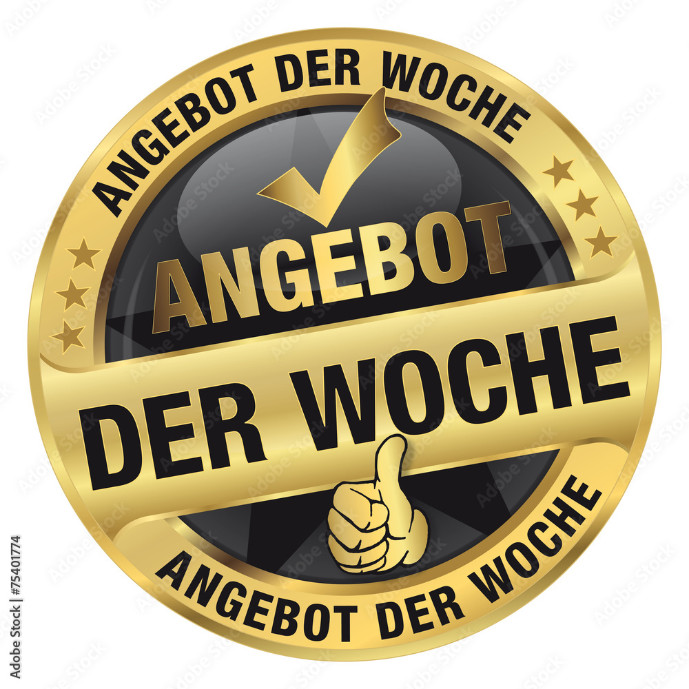 Angebot der Woche Stock Vector | Adobe Stock