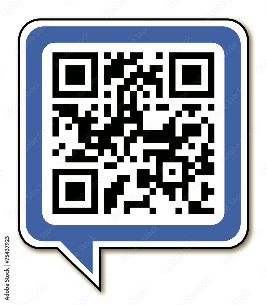 Logo QR code. Stock Vector | Adobe Stock