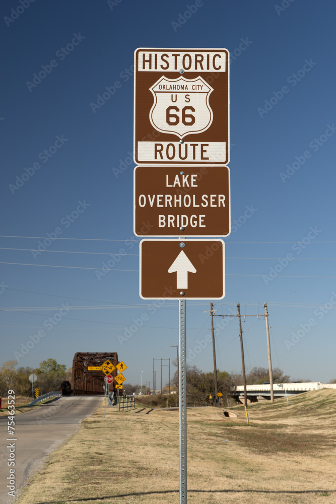 Route 66 road sign Stock Photo | Adobe Stock