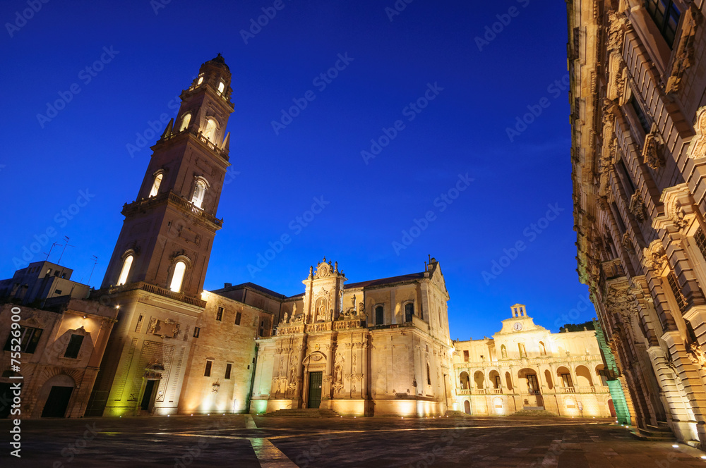 Duomo di Lecce Stock Photo | Adobe Stock