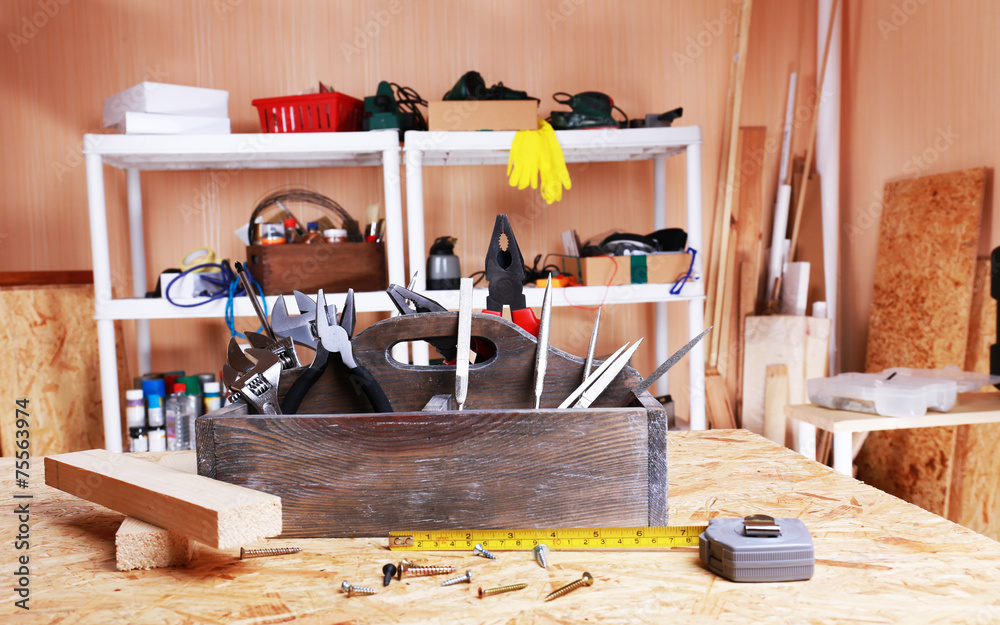 Workshop tools Stock Photo | Adobe Stock