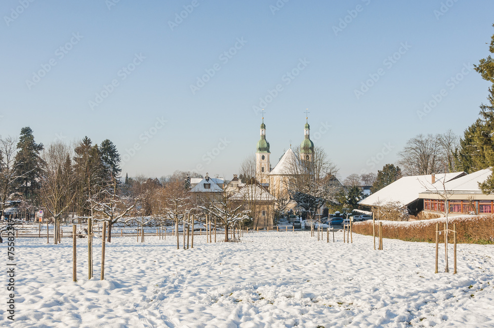 Arlesheim, Dorf, Arlesheimer Dom, Dom, Domplatz, Wanderweg, Spazierweg ...