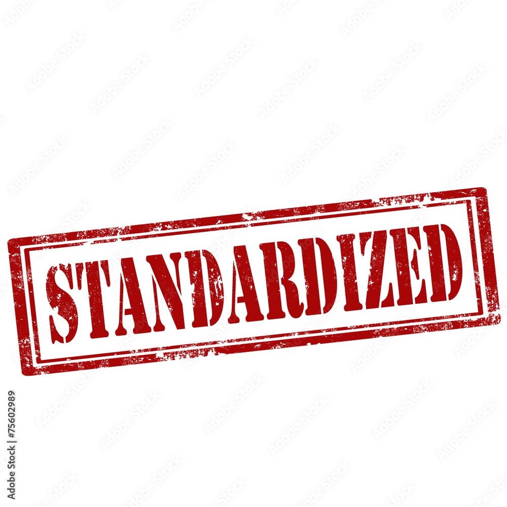 Standardized-stamp Stock Vector | Adobe Stock