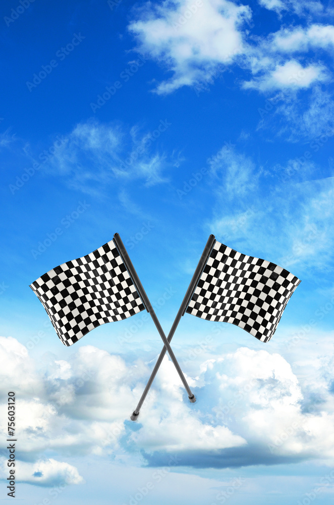 Zielfahne Stock Photo | Adobe Stock