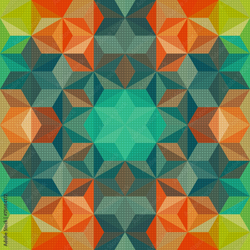 Vector Triangle Pattern Stock Vector | Adobe Stock