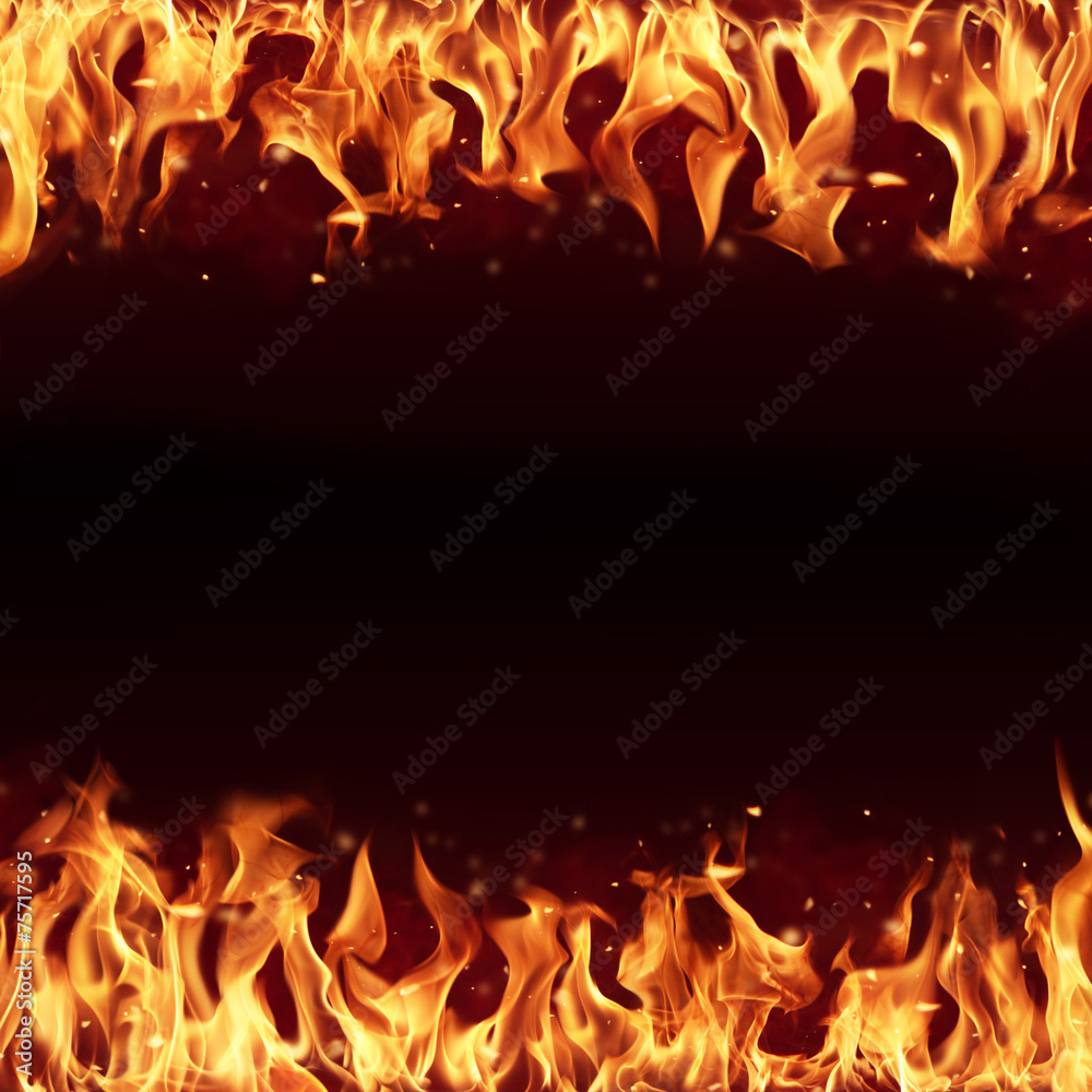 Fire frame Stock Photo | Adobe Stock