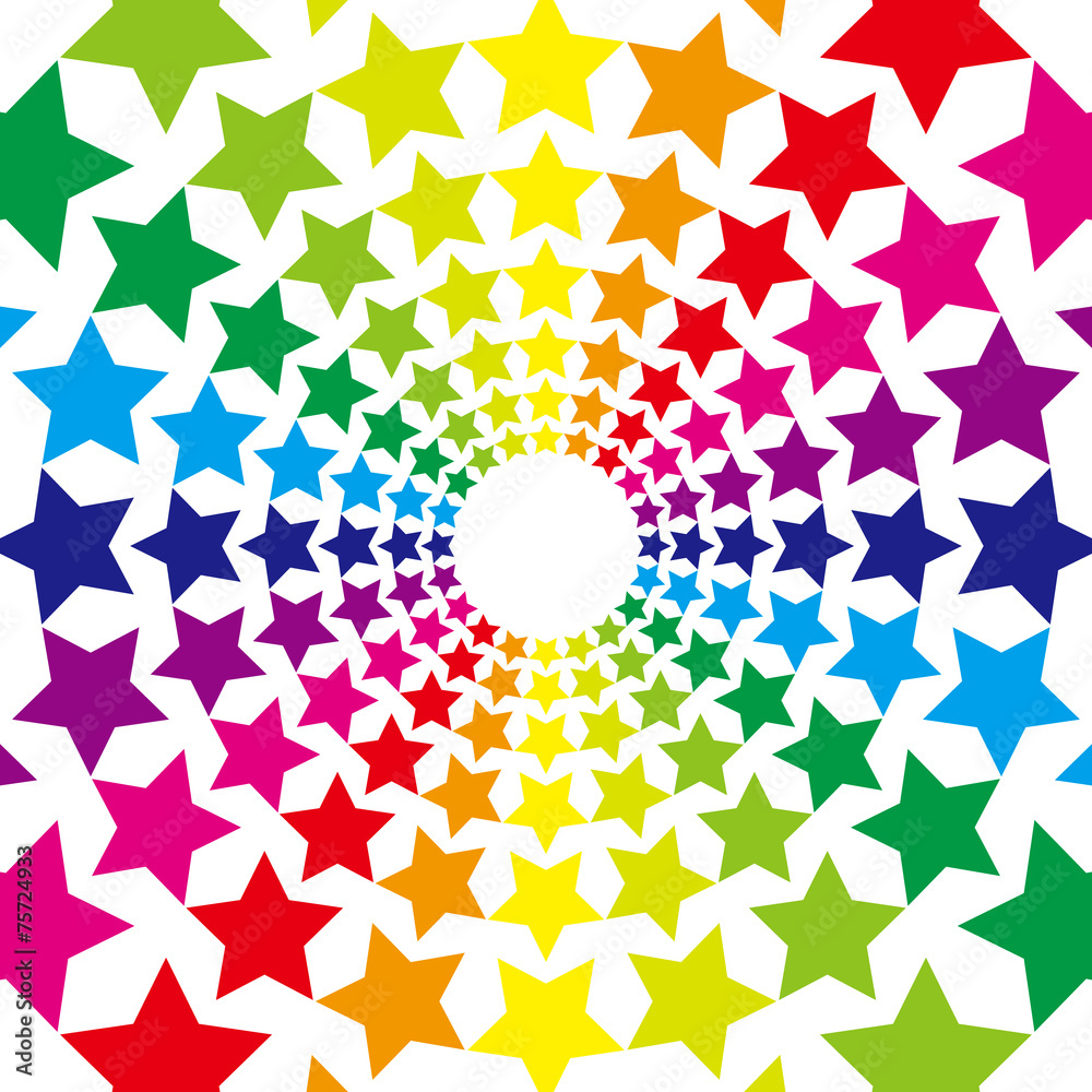Colorful Star Background Wallpaper