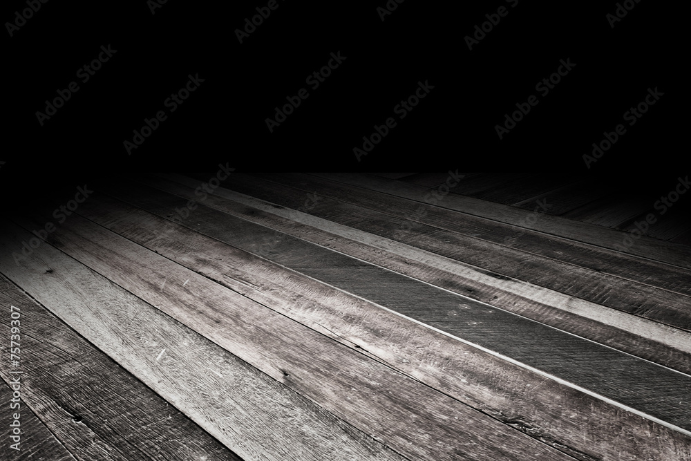 Tropical Plank wooden floor background, Mock up for display of p Stock ...