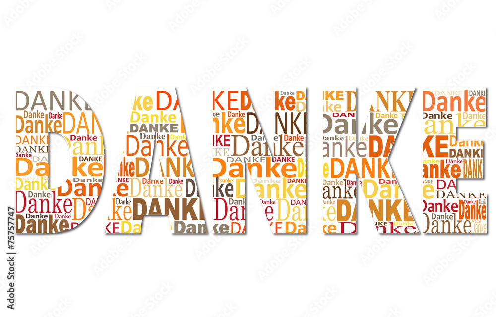 Danke! in Orange, Vektor Stock Vector | Adobe Stock