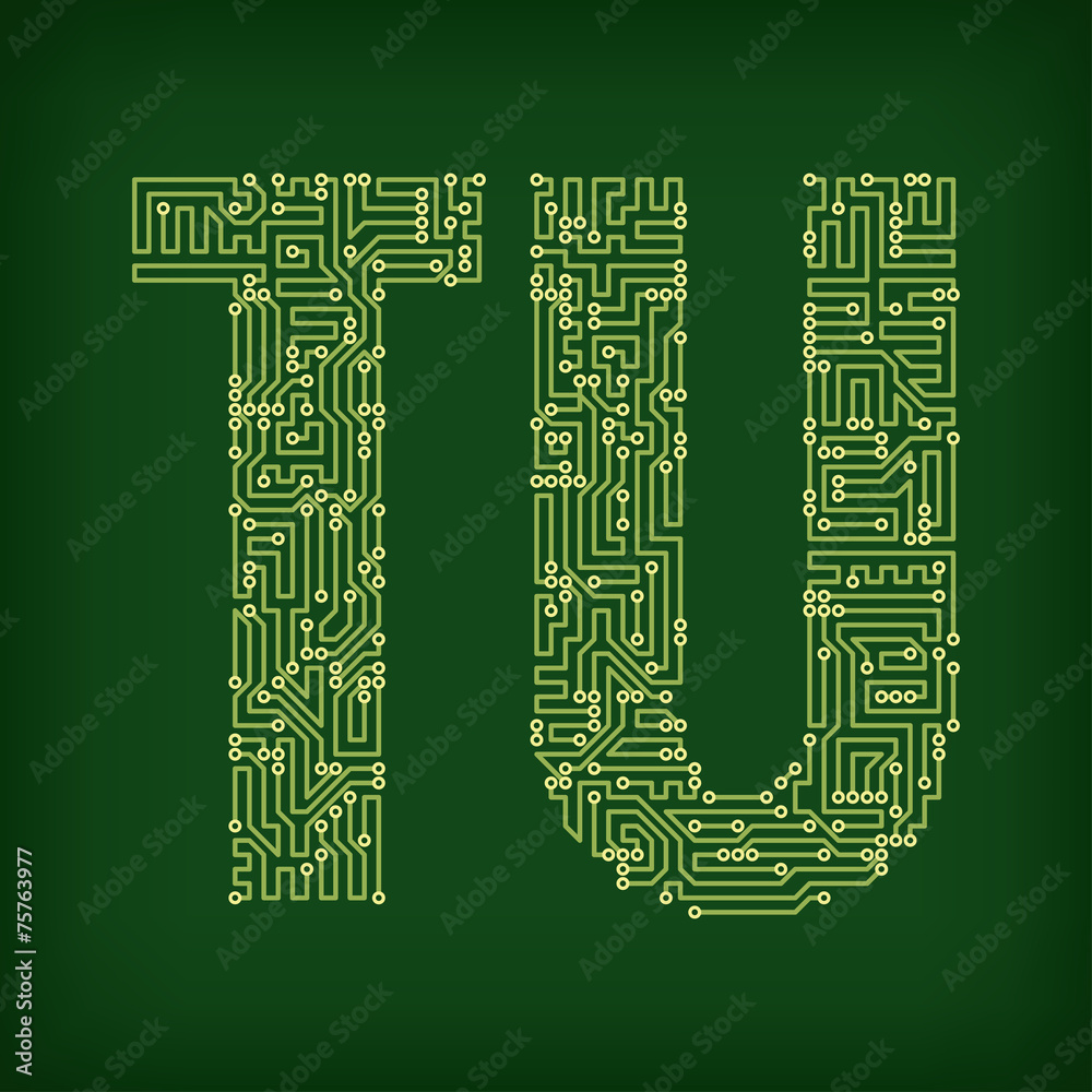 PCB symbols Stock Vector | Adobe Stock