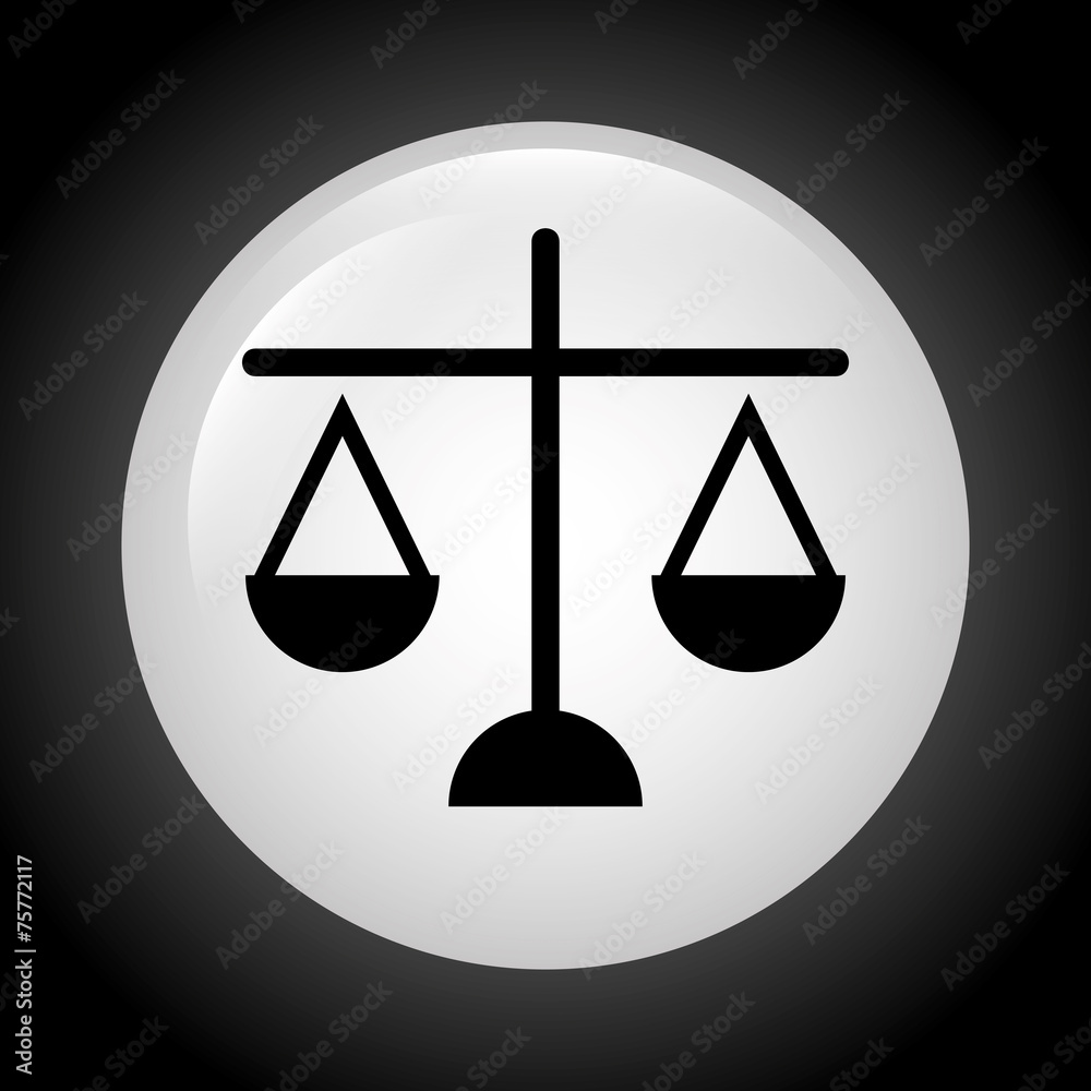 justice icon Stock Vector | Adobe Stock