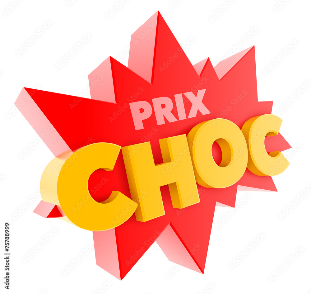 "Prix choc" vectoriel 1 Stock Vector | Adobe Stock
