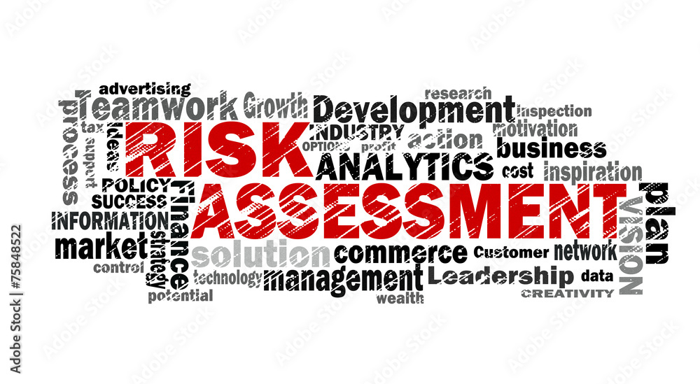 risk assessment word cloud Stock Illustration | Adobe Stock