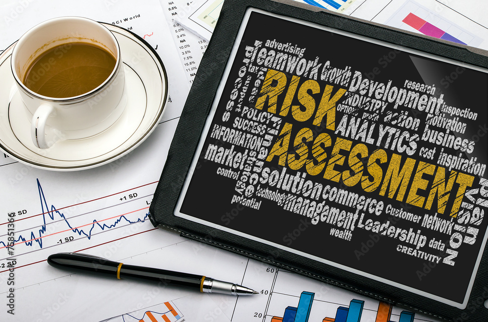 risk assessment word cloud Stock Photo | Adobe Stock