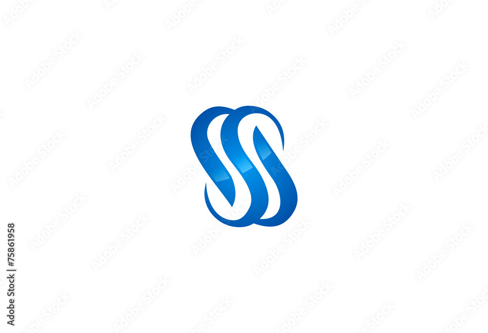 swirl S alphabet vector logo Stock Vector | Adobe Stock