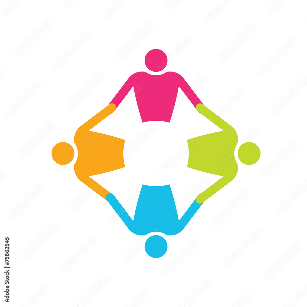 Teamwork Holding Hands