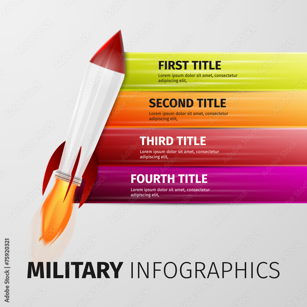 military infographics, Stock Vector | Adobe Stock