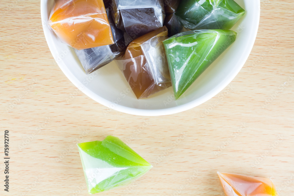 Thai Snack and Dessert Stock Photo | Adobe Stock