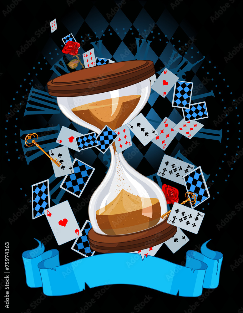 Sand clock Stock Vector | Adobe Stock