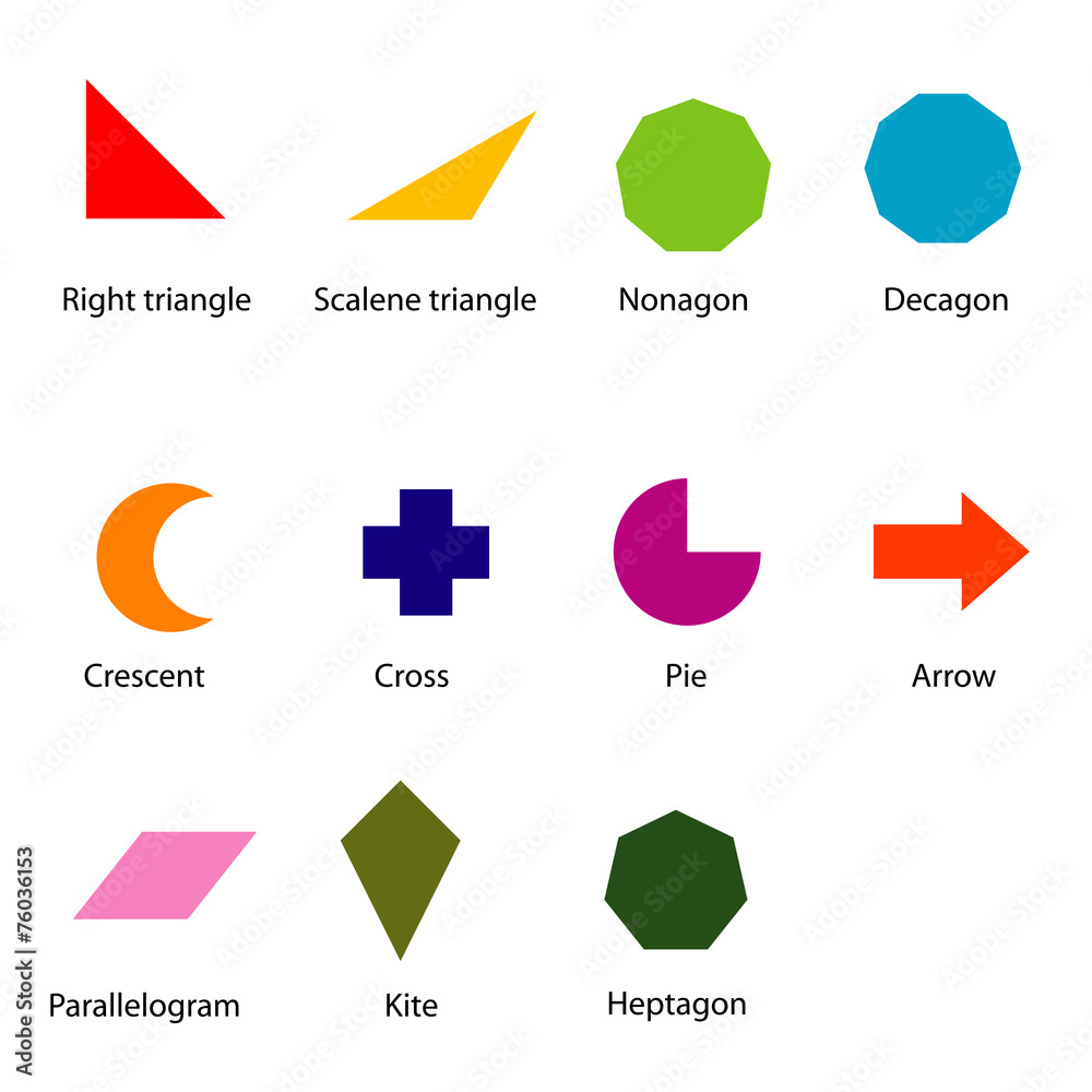 shapes chart for kids Stock Vector | Adobe Stock shapes chart for kids Stock Vector | Adobe Stock