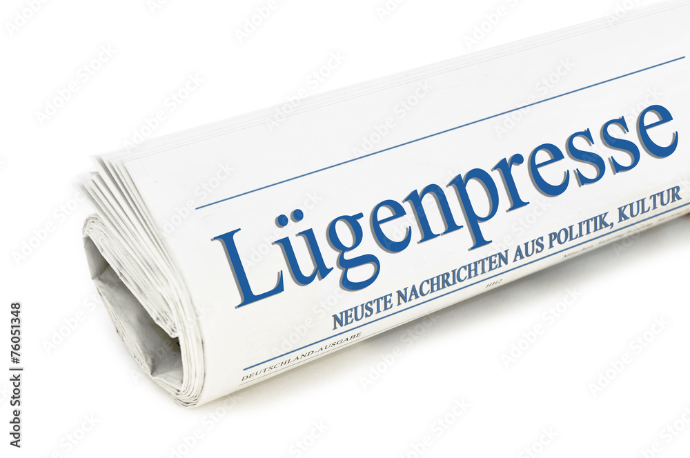 Lügenpresse Stock-Foto | Adobe Stock
