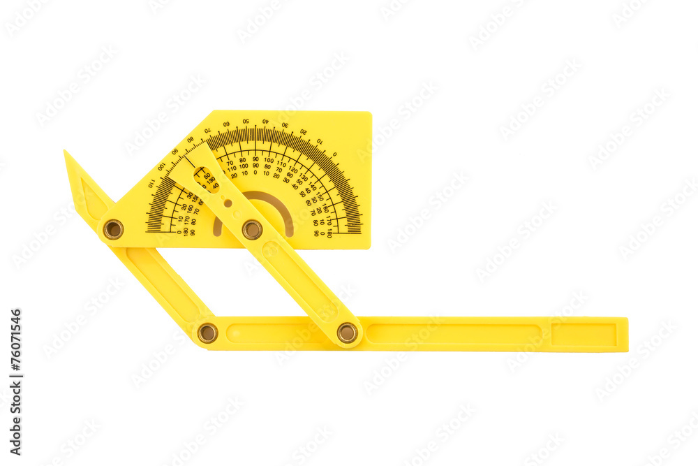 Protractor isolated Stock Photo | Adobe Stock