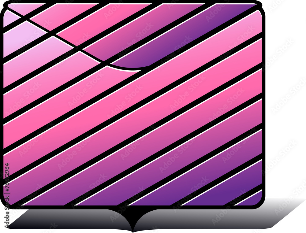 pink folder icon Stock Illustration | Adobe Stock