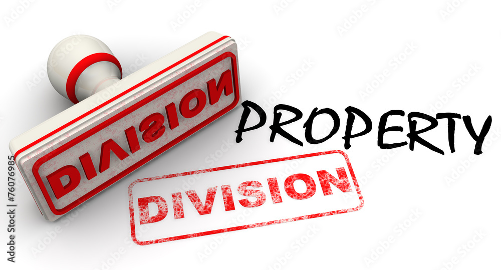 Раздел имущества (division of property). Концепция Stock Illustration ...