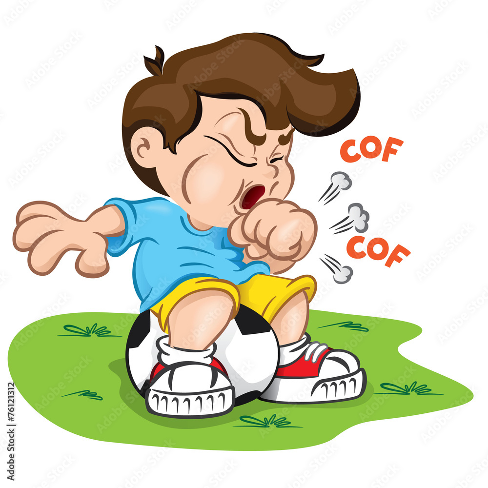 Child Coughing Clipart